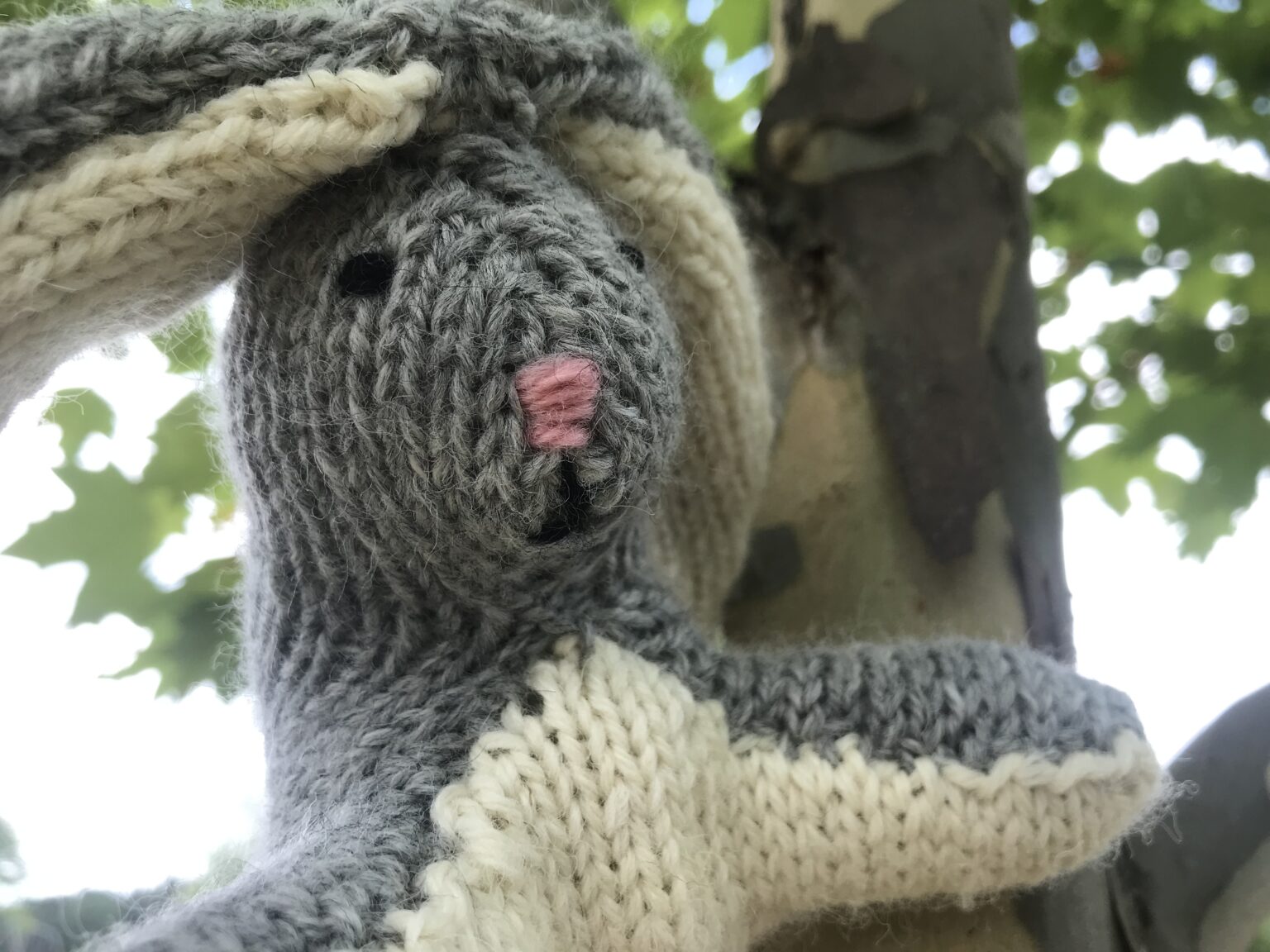 RABBIT KNITTING PATTERN FREE: part 2 - assembly - Quiet Life Farm