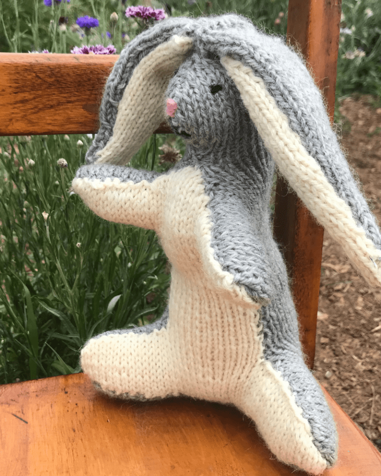 FREE Simple Stuffed Bunny Sewing pattern to make for Easter - Quiet ...