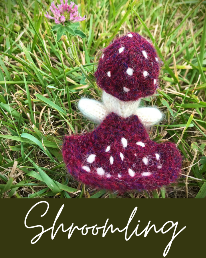 Shroomling: Knit Mushroom Creature - FREE Knitting Pattern! - Quiet ...