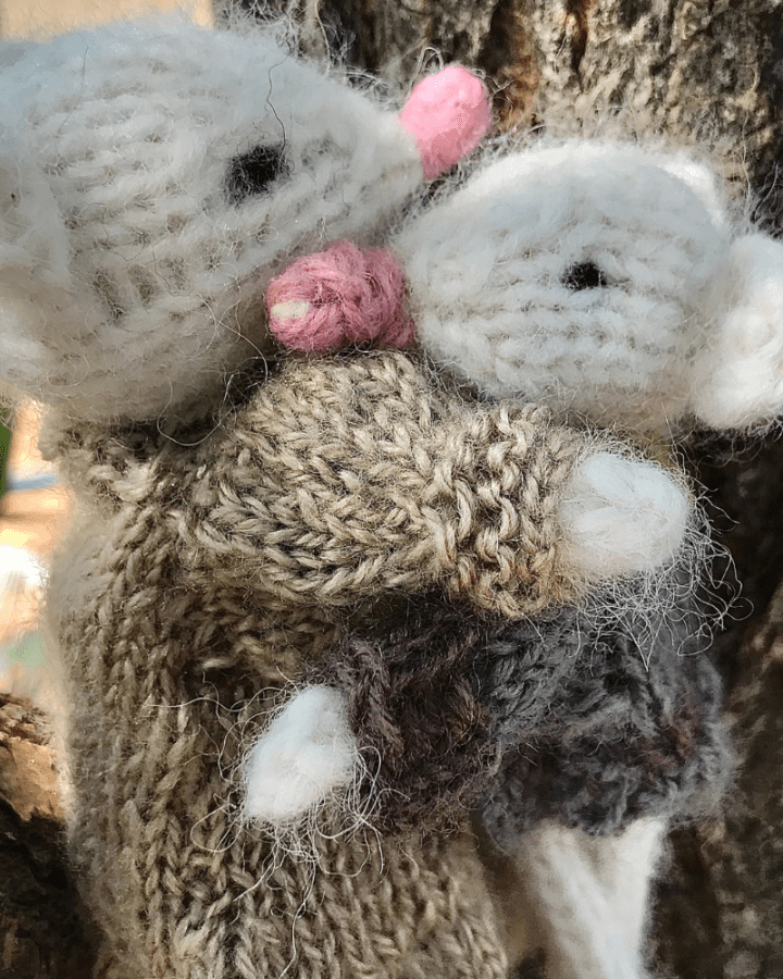 How To Knit a Doll From Squares Easy Free Pattern - Quiet Life Farm