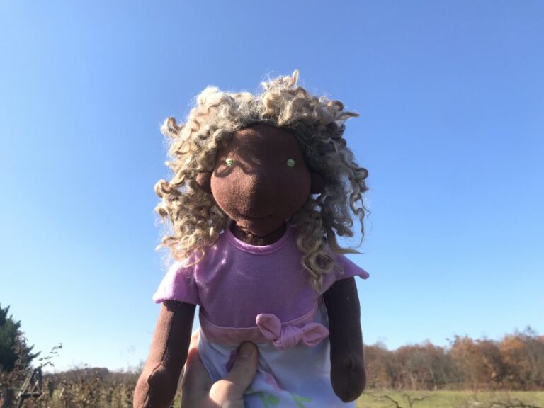 DIY 18" Doll from a SOCK and WOOL DRYER BALL - Quiet Life Farm