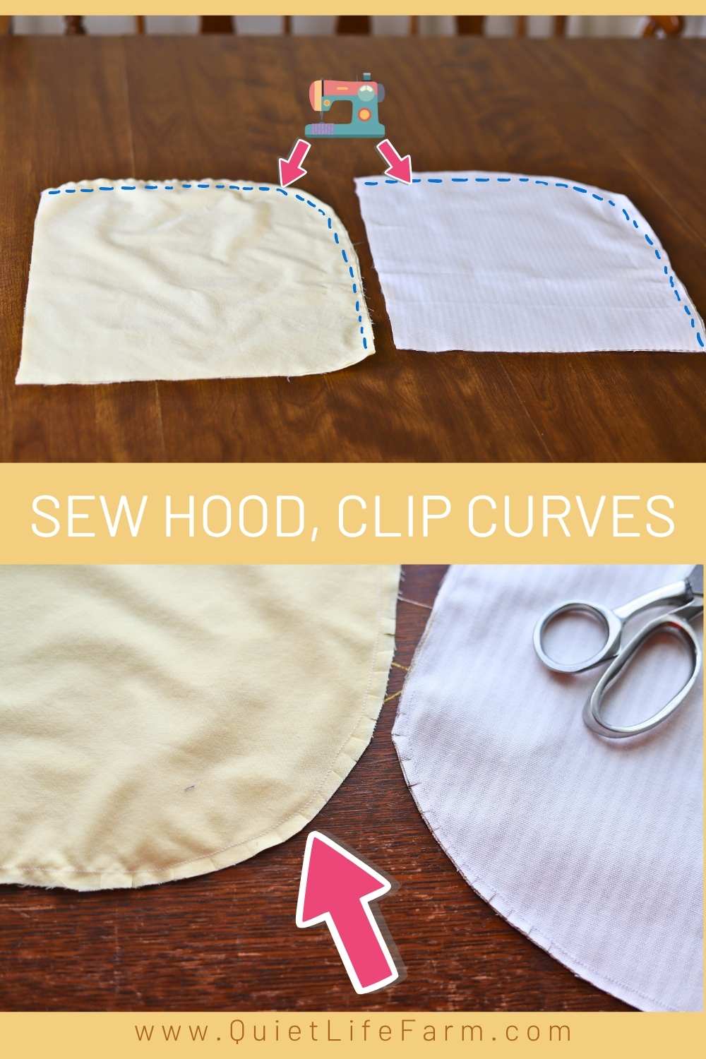 Cloak with Hood Sewing Pattern and Tutorial: FREE - Quiet Life Farm