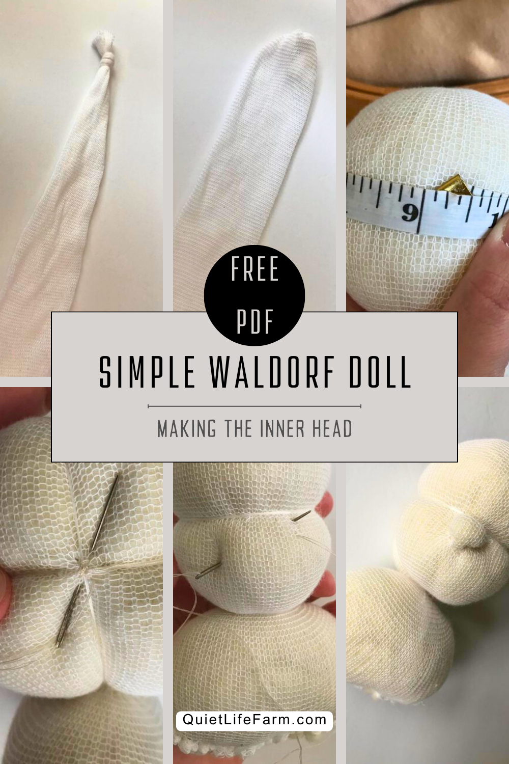 Waldorf Doll Free PDF Sewing Pattern - Quiet Life Farm