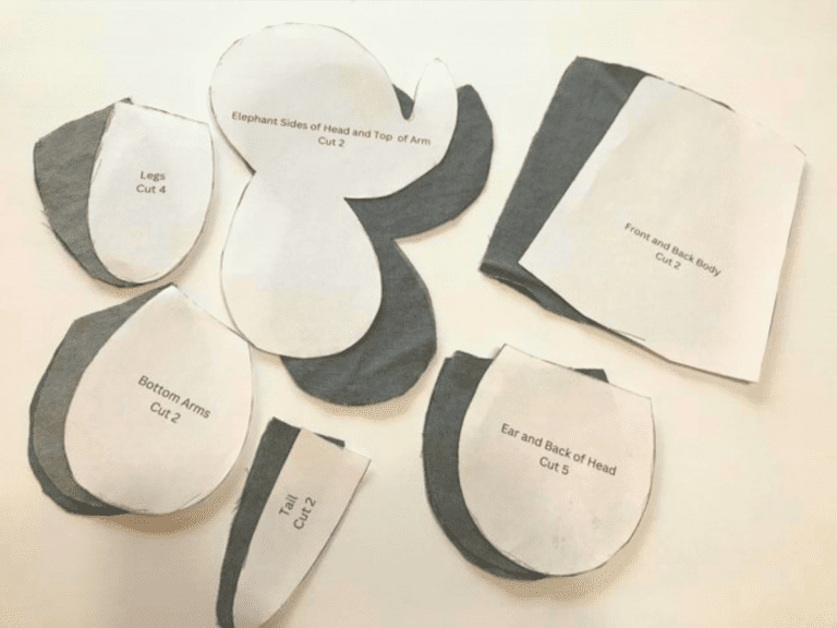 Best FREE Stuffed Elephant Sewing PDF Pattern and Tutorial - Quiet Life ...