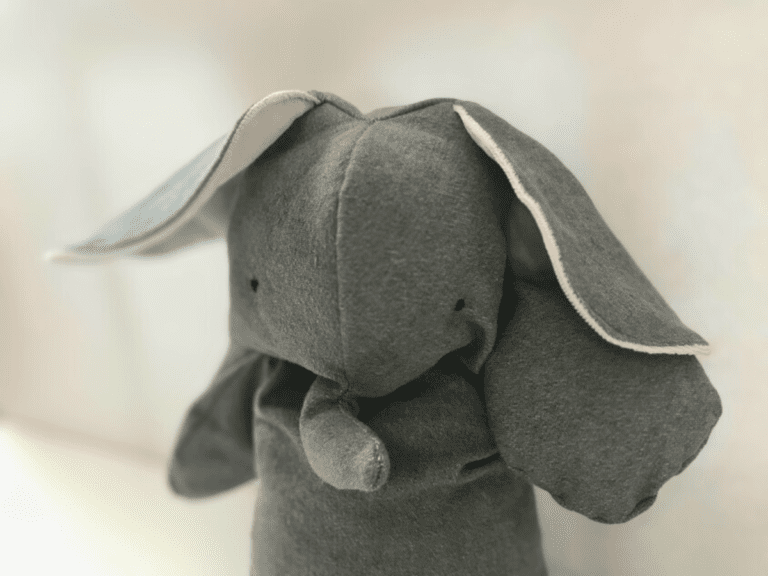 Best FREE Stuffed Elephant Sewing PDF Pattern and Tutorial - Quiet Life ...