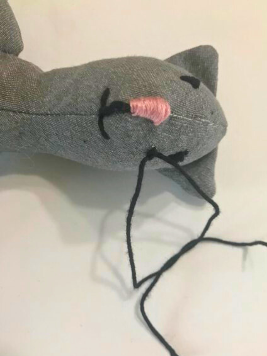 FREE Plush Cat Sewing Pattern adorable DIY stuffed animal - Quiet Life Farm