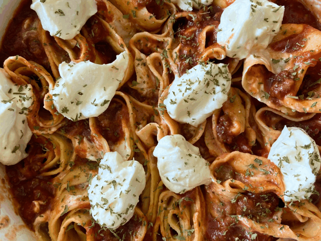 Recipe for Fancy Rolled Lasagna Roses - Quiet Life Farm