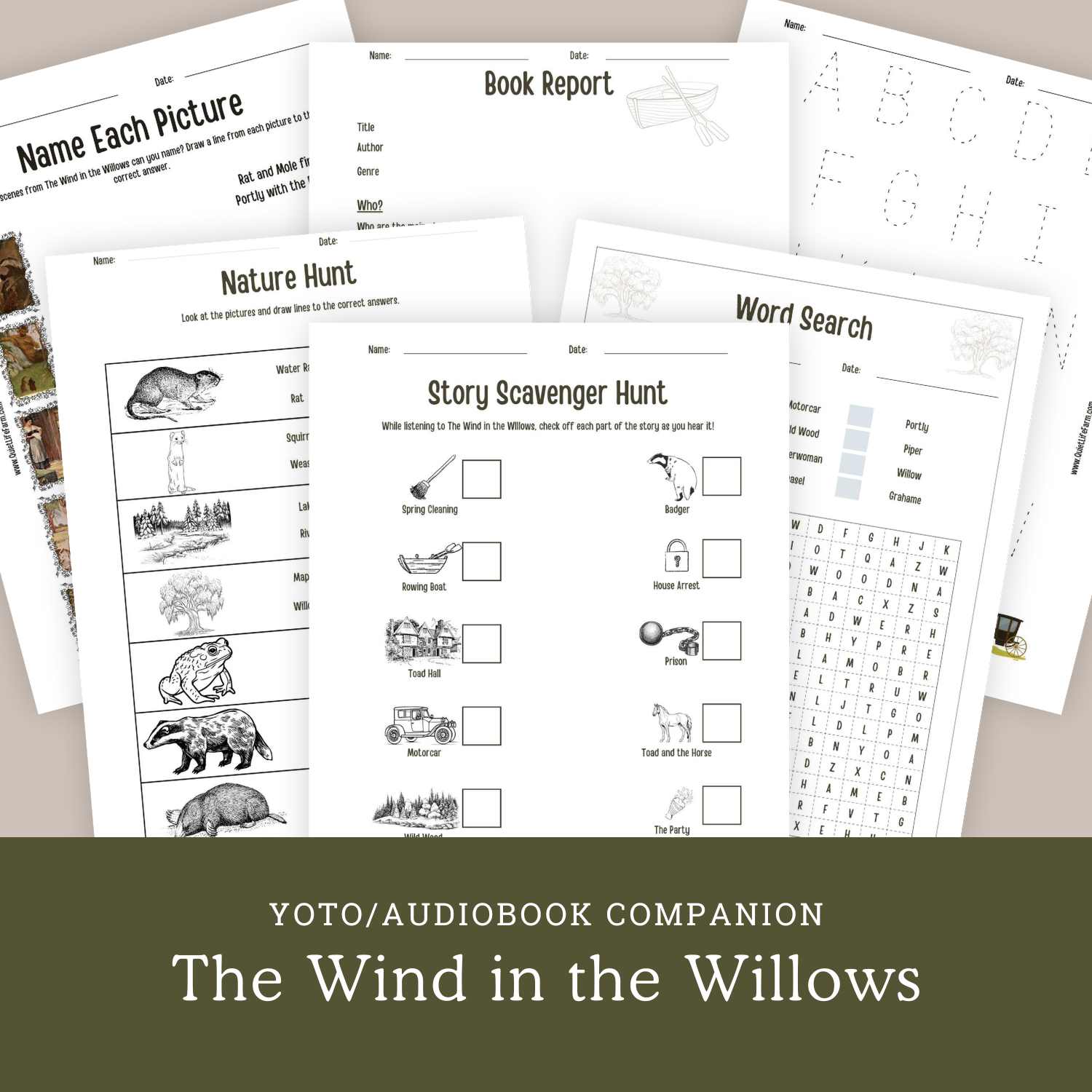 The Wind in the Willows: Free Yoto and Audiobook Printables - Quiet ...