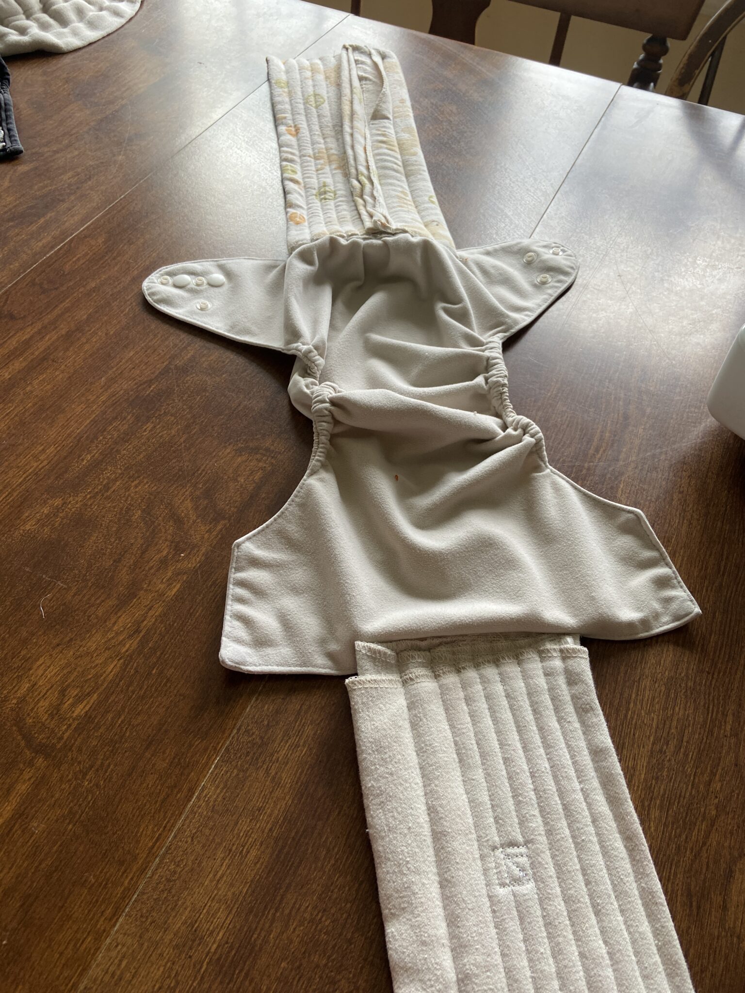 Sewing Cloth Diapers to become "All In One" - Quiet Life Farm