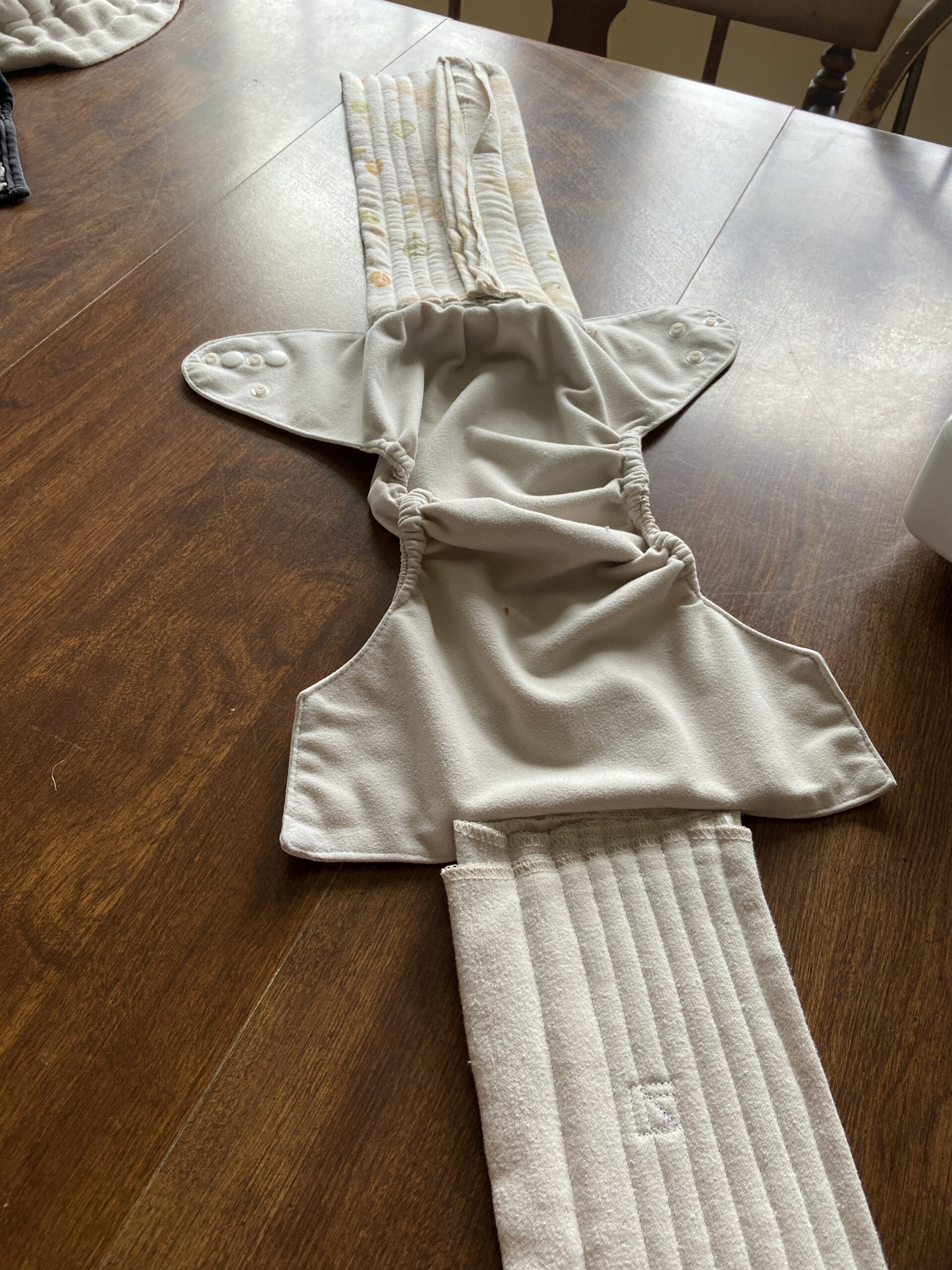 Sewing Cloth Diapers to become "All In One" - Quiet Life Farm