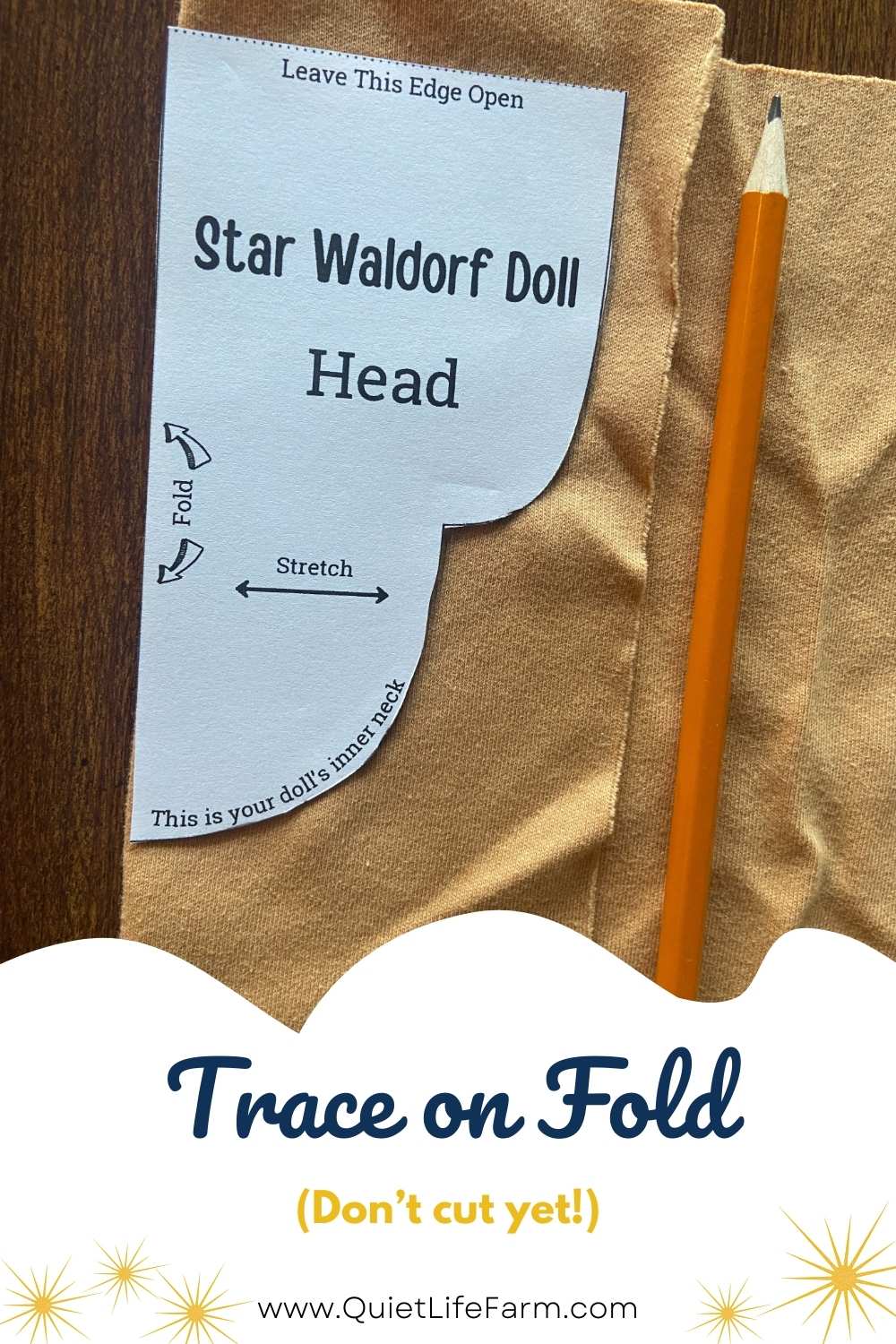 Star Waldorf Doll: Free Sewing Pattern! - Quiet Life Farm