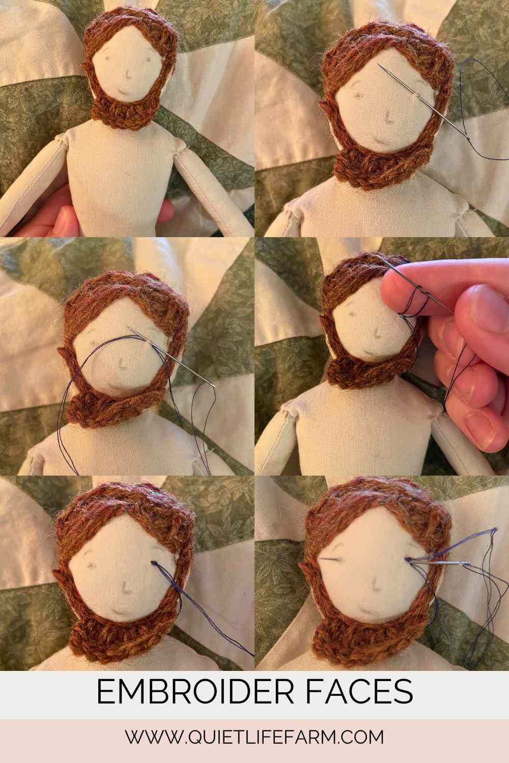 Tiny Rag Doll Family: FREE EASY PDF Sewing Pattern - Quiet Life Farm