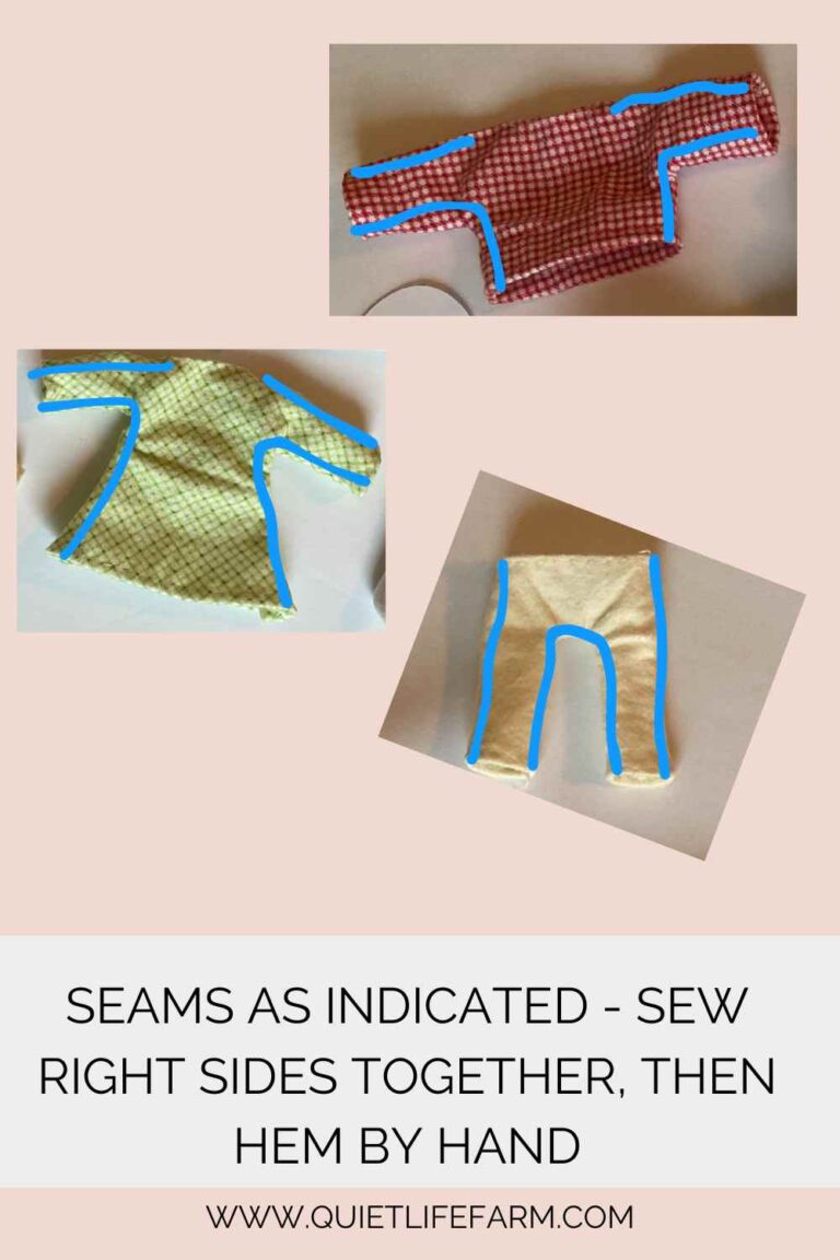 Tiny Rag Doll Family: FREE EASY PDF Sewing Pattern - Quiet Life Farm