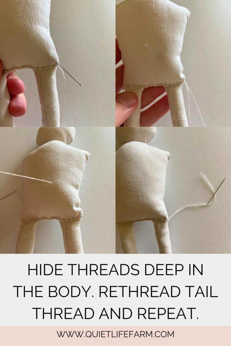 Tiny Rag Doll Family: FREE EASY PDF Sewing Pattern - Quiet Life Farm