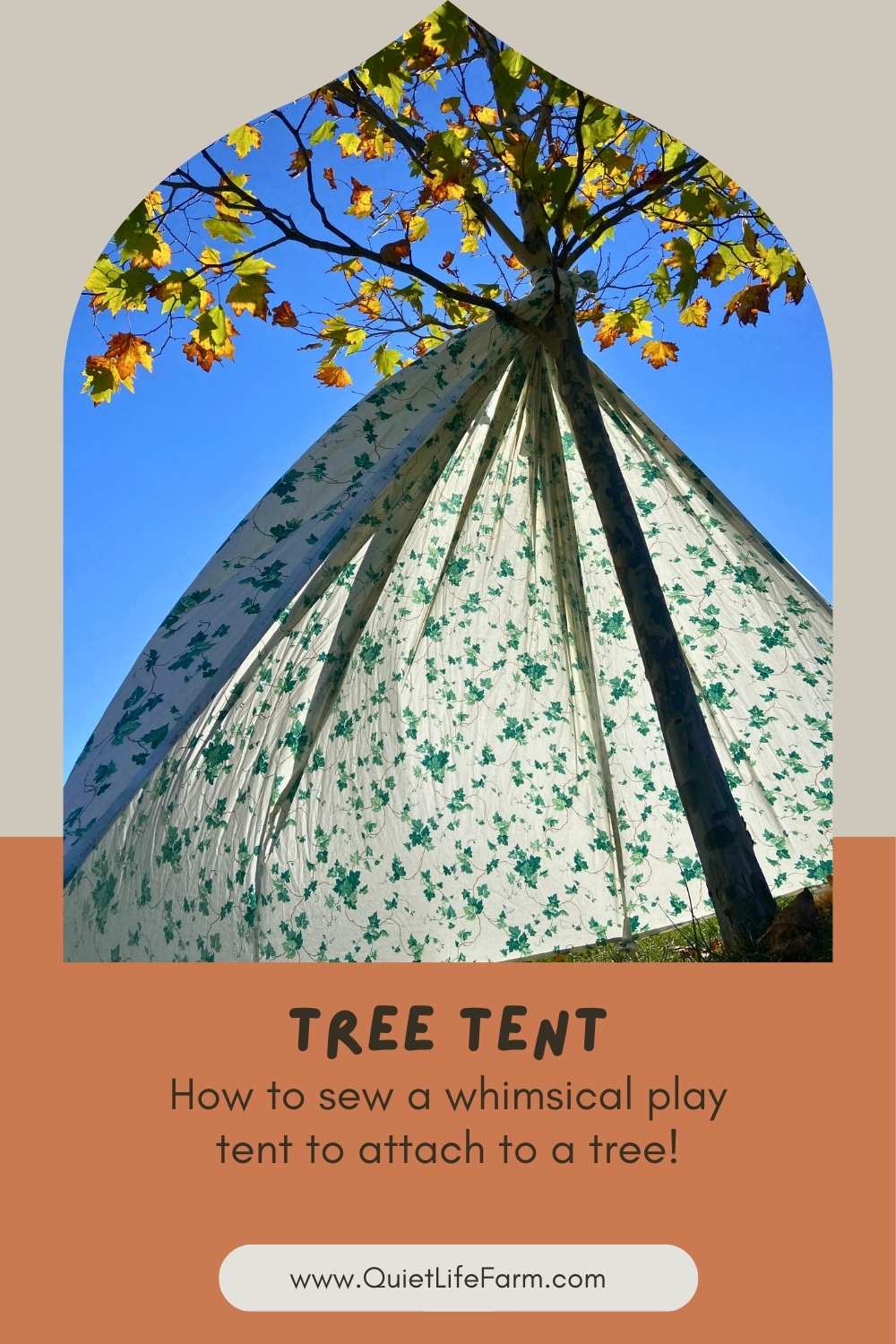 Tree Tent: Free Sewing Pattern and Tutorial - Quiet Life Farm