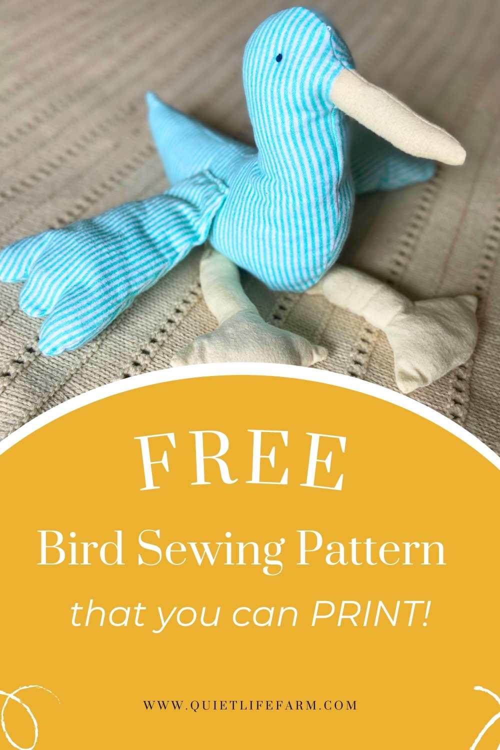 Free Bird Sewing Pattern and Tutorial - Quiet Life Farm