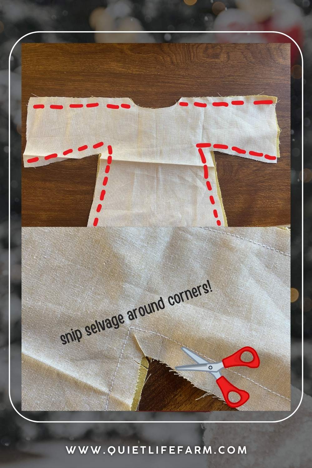 Angel Christmas Tree Topper Sewing Pattern - Quiet Life Farm