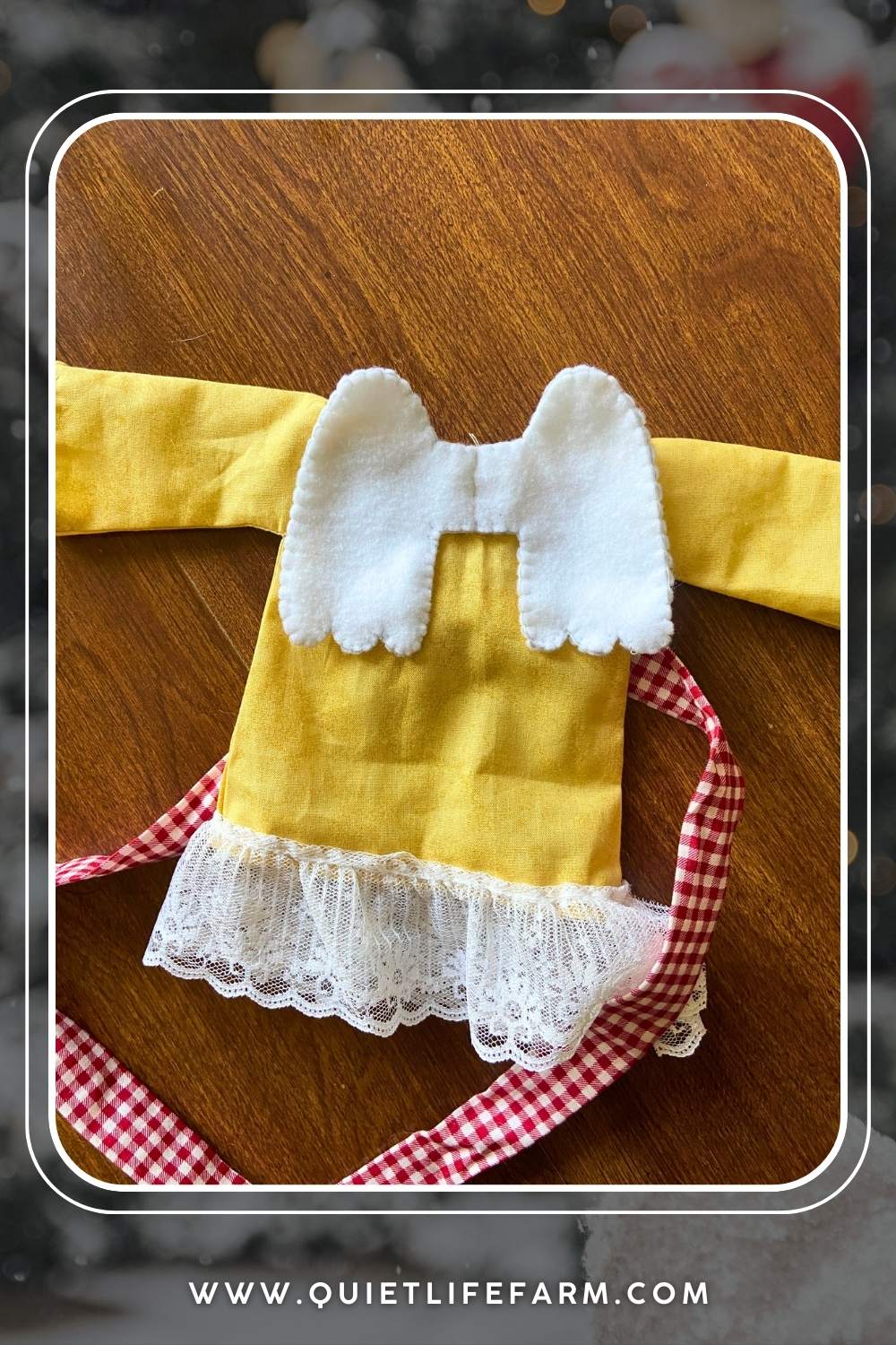 Angel Christmas Tree Topper Sewing Pattern - Quiet Life Farm