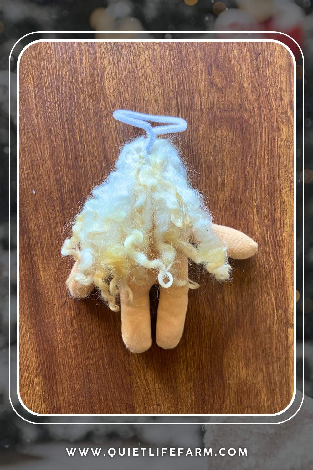 Angel Christmas Tree Topper Sewing Pattern - Quiet Life Farm