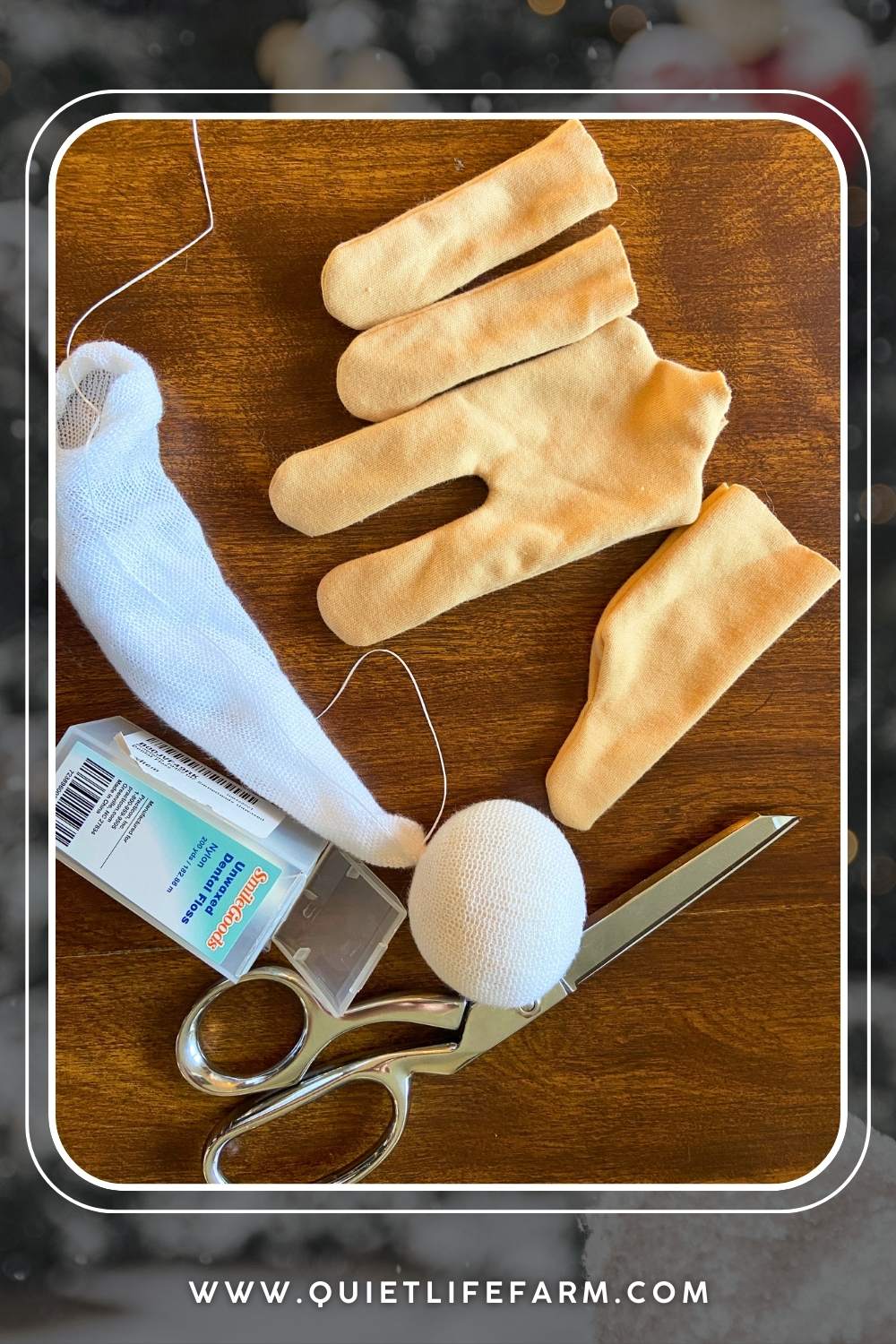 Angel Christmas Tree Topper Sewing Pattern - Quiet Life Farm