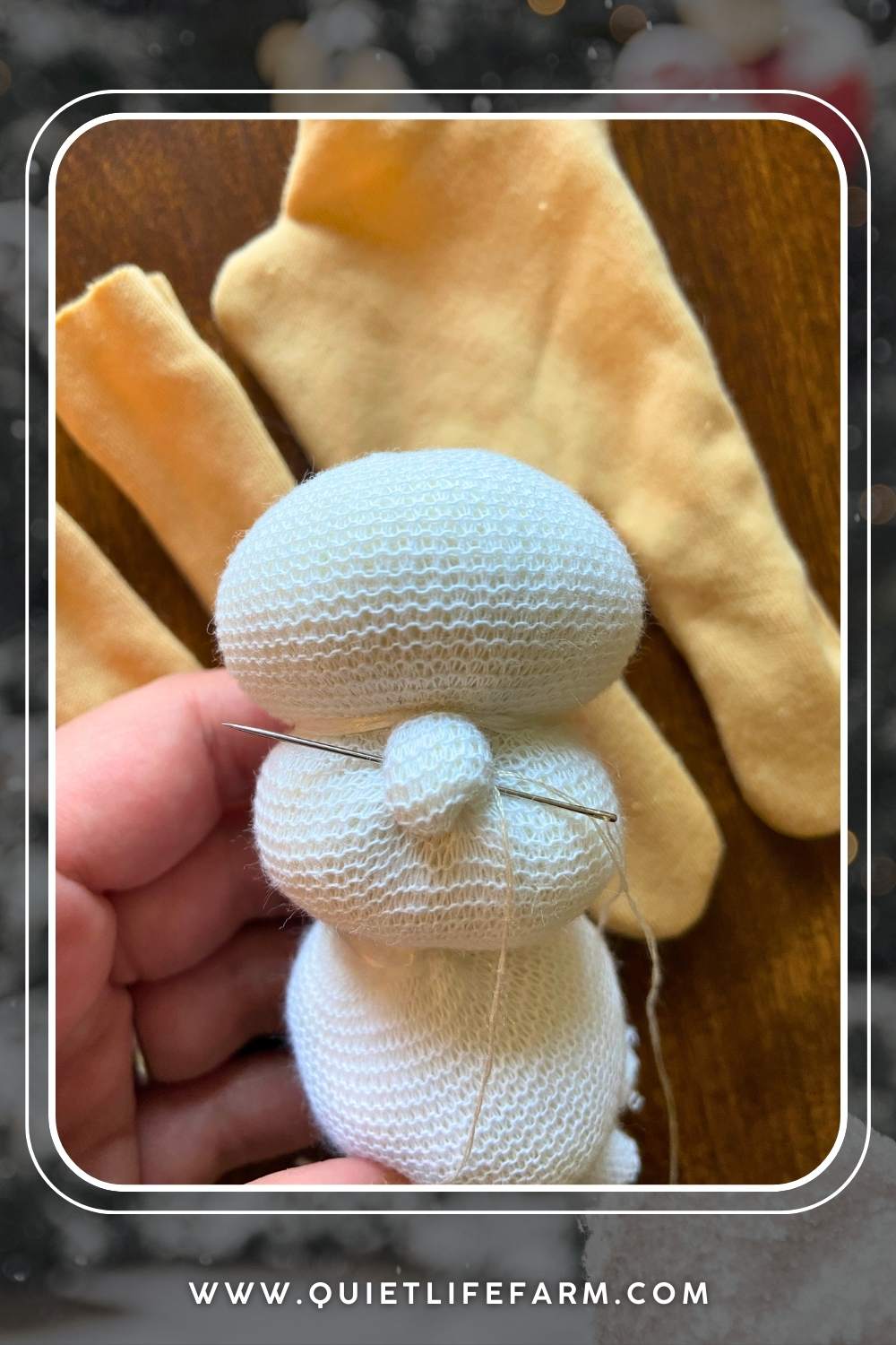 Angel Christmas Tree Topper Sewing Pattern - Quiet Life Farm