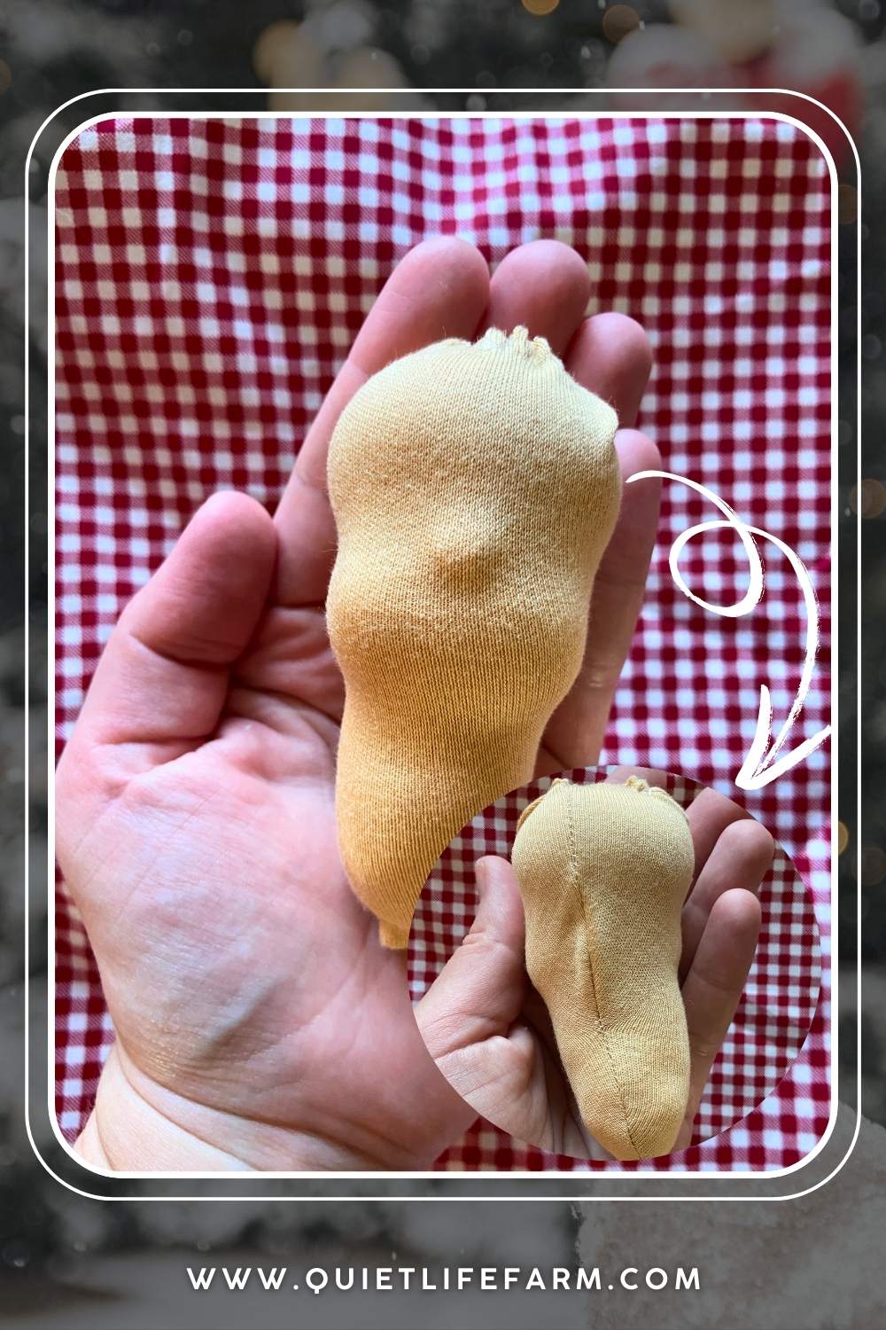 Angel Christmas Tree Topper Sewing Pattern - Quiet Life Farm