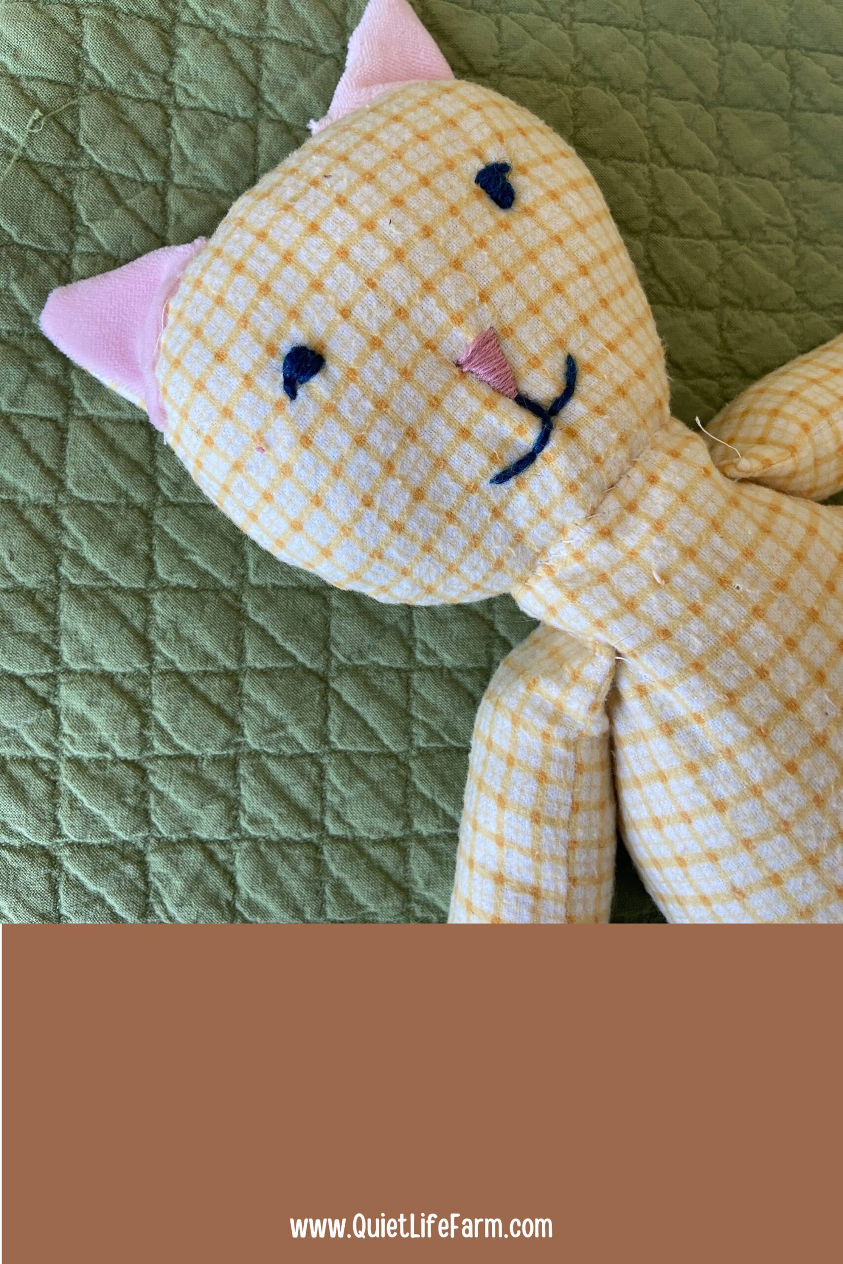 Free Cat Sewing Pattern - Quiet Life Farm