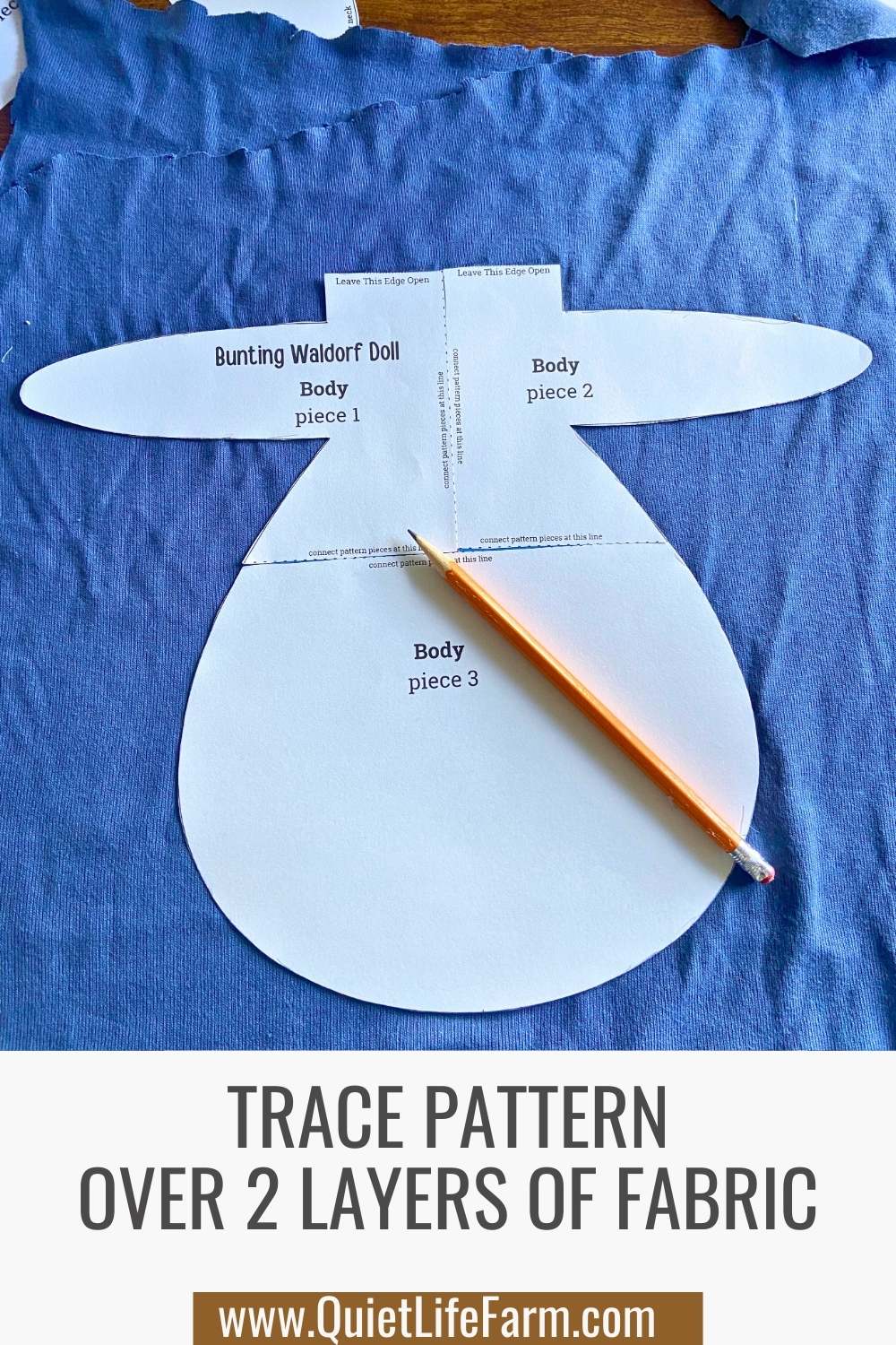 Free Sewing Pattern: Waldorf Bunting Doll - Quiet Life Farm