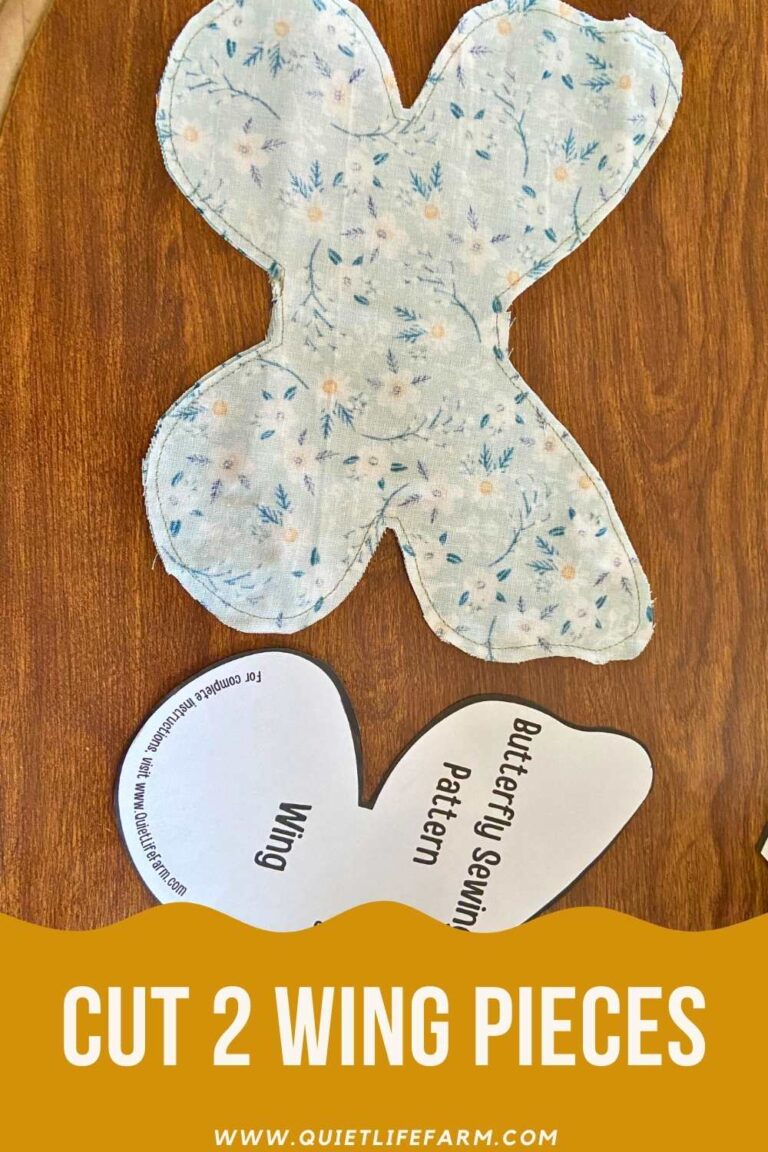 Free Butterfly Sewing Pattern! DIY Fabric Butterflies - Quiet Life Farm