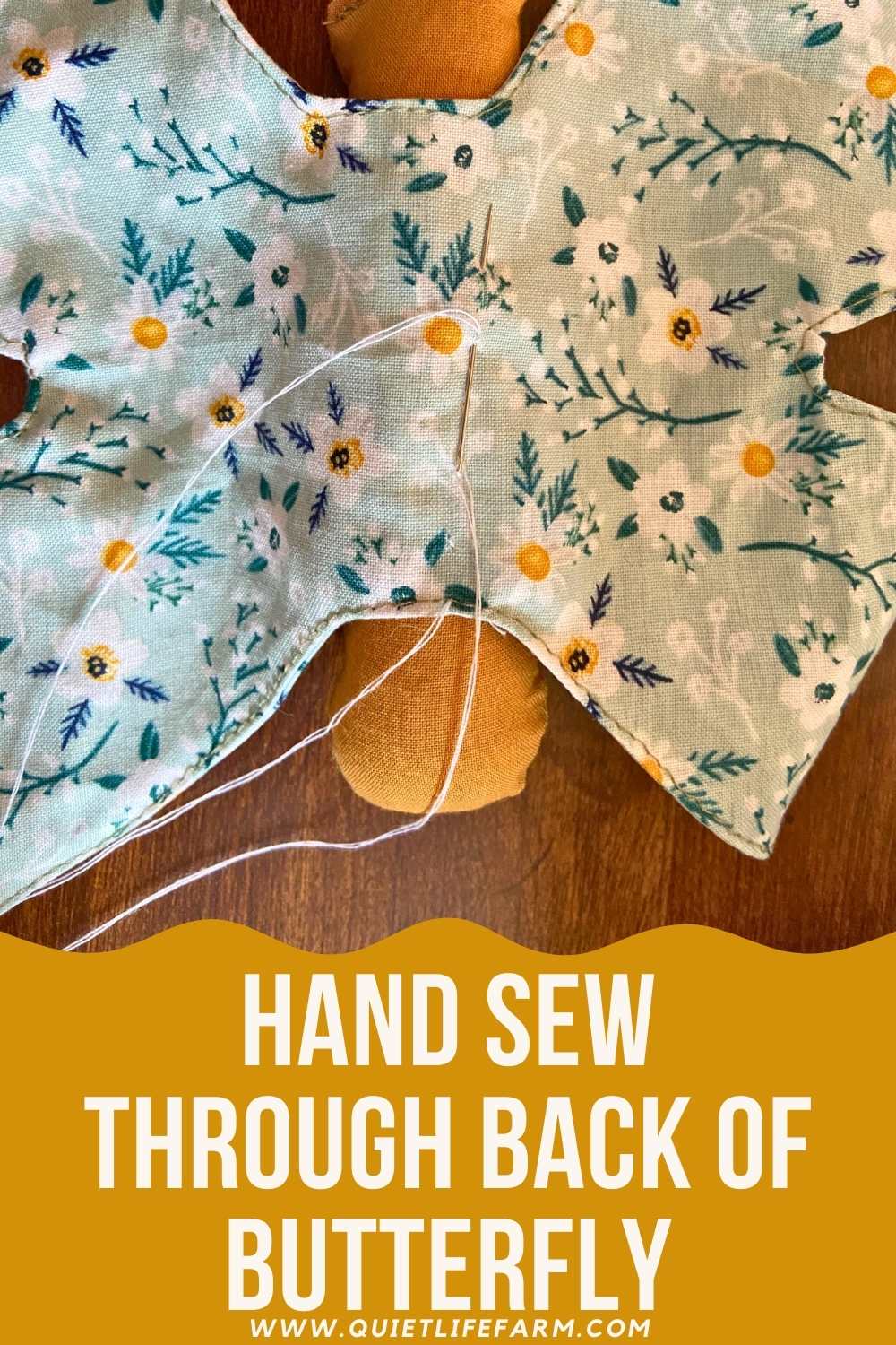 Free Butterfly Sewing Pattern! DIY Fabric Butterflies - Quiet Life Farm