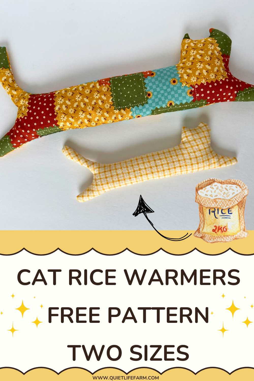 Easy Homemade DIY Rice Heating Pad with Essential Oil - Quiet Life Farm