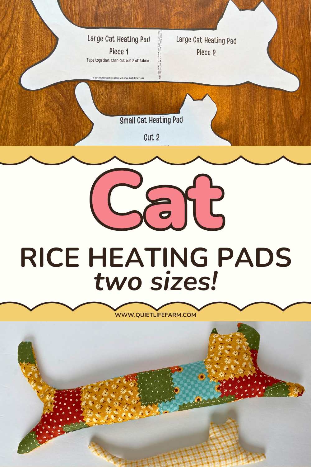Easy Homemade DIY Rice Heating Pad with Essential Oil - Quiet Life Farm