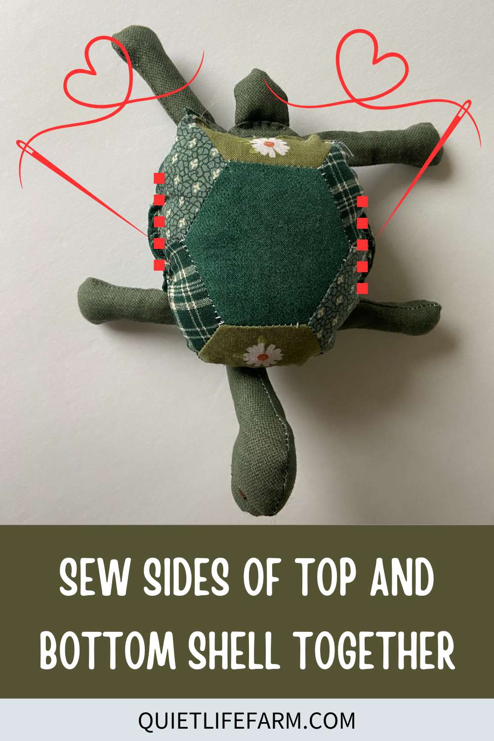 Free Turtle Sewing Pattern: DIY Stuffed Plush Pattern! - Quiet Life Farm