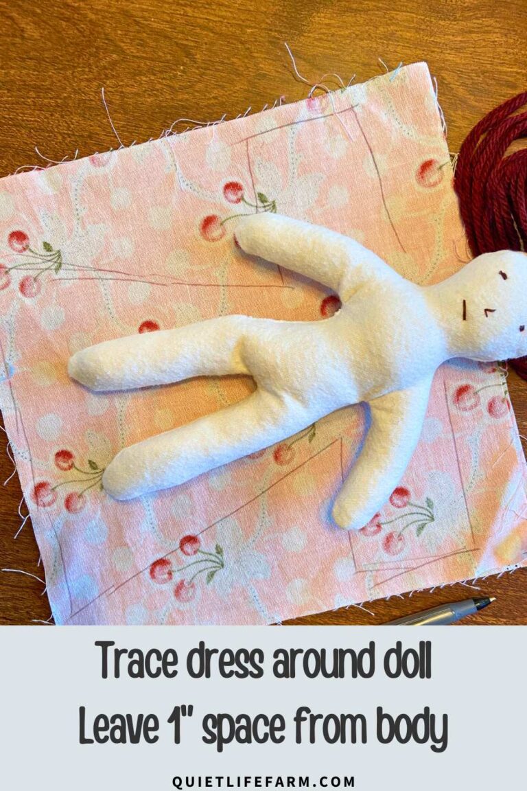 The Easiest Doll Sewing Pattern - Quiet Life Farm