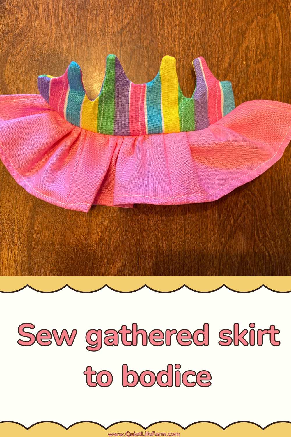 FREE PDF Sewing Pattern for 5" tall Mouse With Clothes - Quiet Life Farm