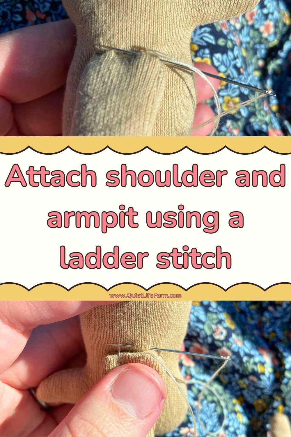 FREE PDF Sewing Pattern for 5" tall Mouse With Clothes - Quiet Life Farm