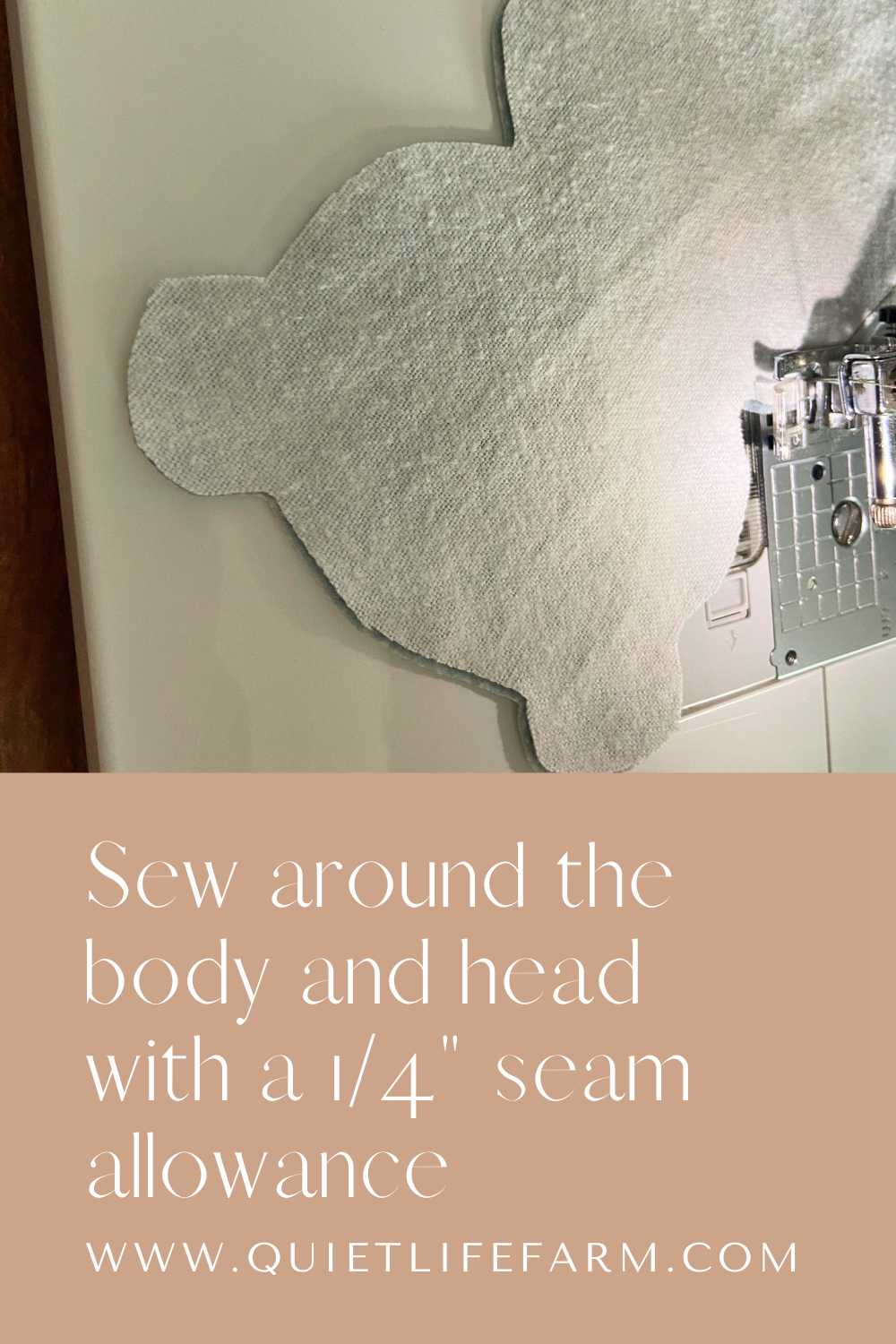 The Easiest Free Teddy Bear Sewing Pattern - Quiet Life Farm