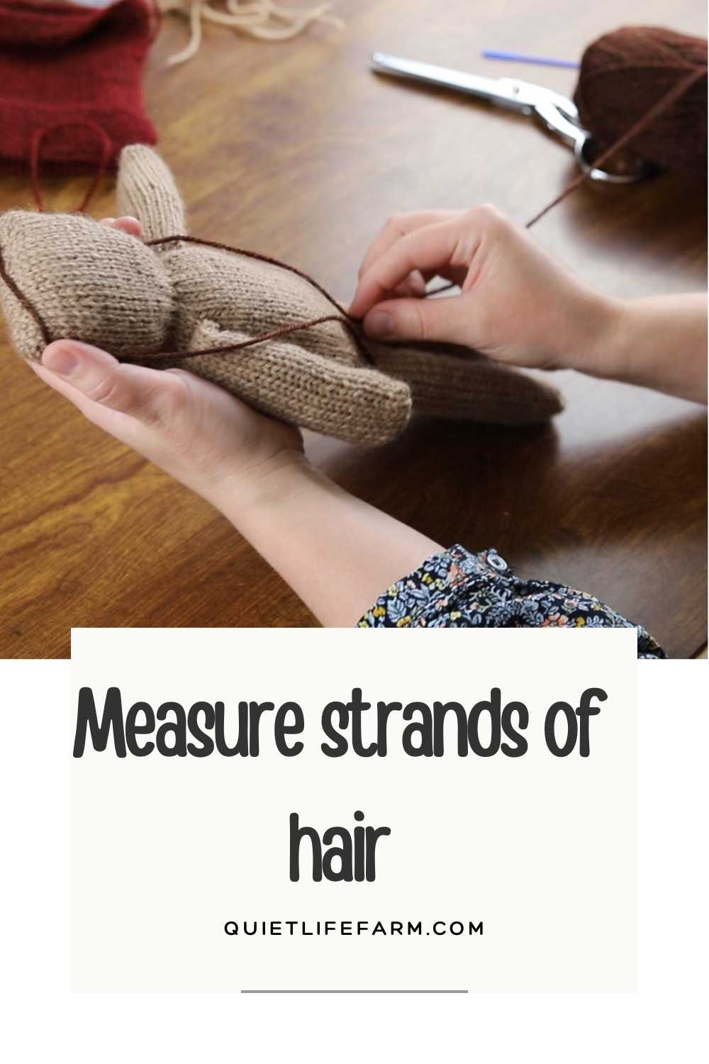How To Knit a Doll From Squares Easy Free Pattern - Quiet Life Farm