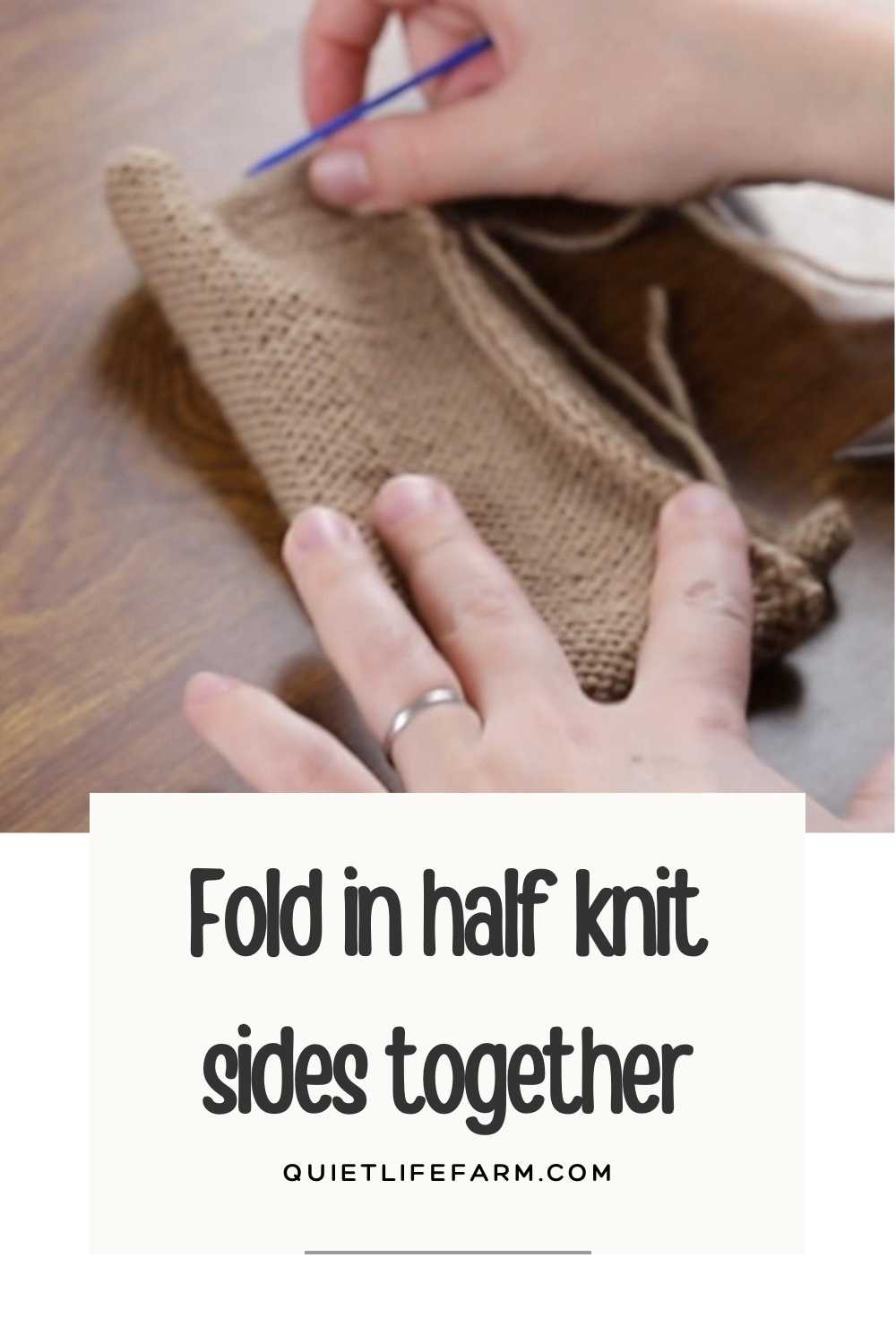 How To Knit a Doll From Squares Easy Free Pattern - Quiet Life Farm