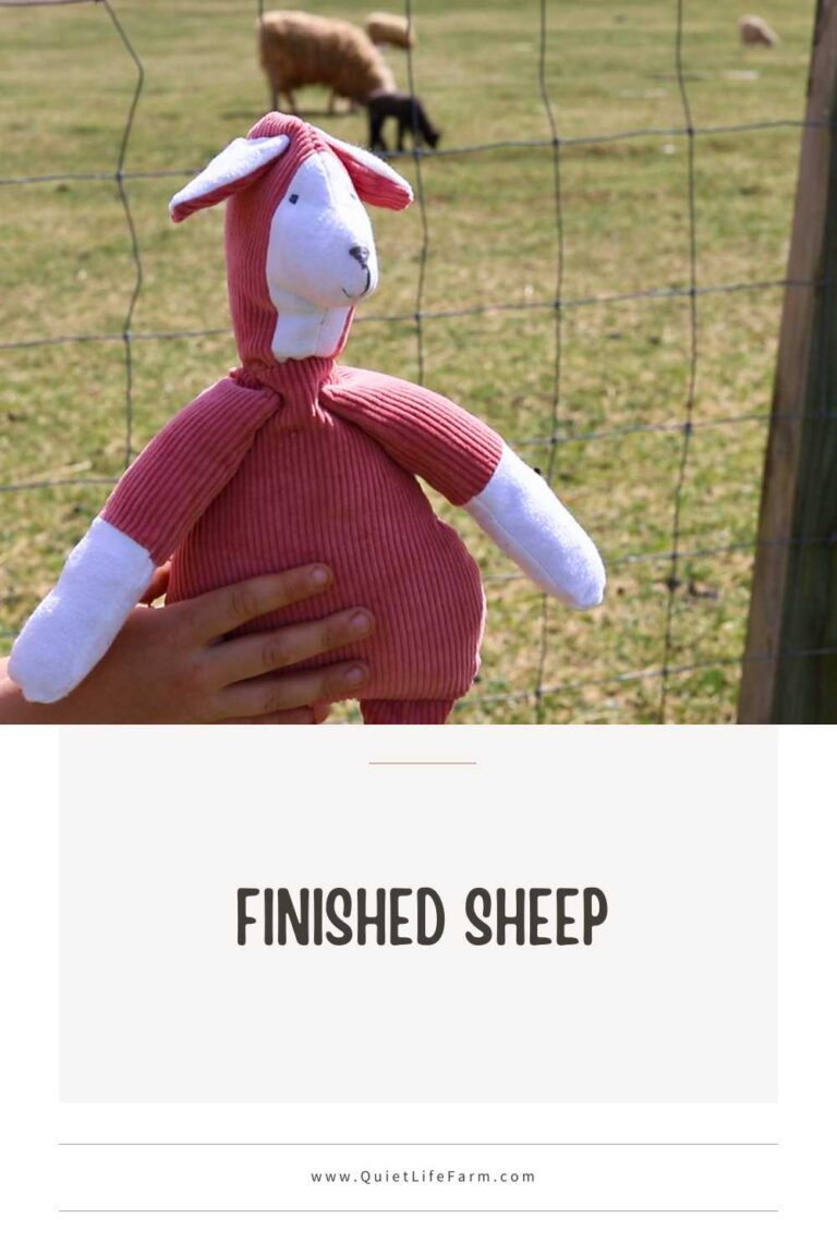 Sheep Doll Sewing Pattern (FREE) - Quiet Life Farm