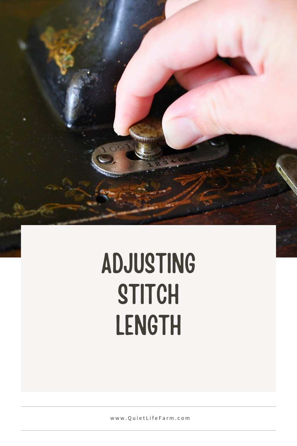 How To Restore An Old Treadle Sewing Machine - Quiet Life Farm