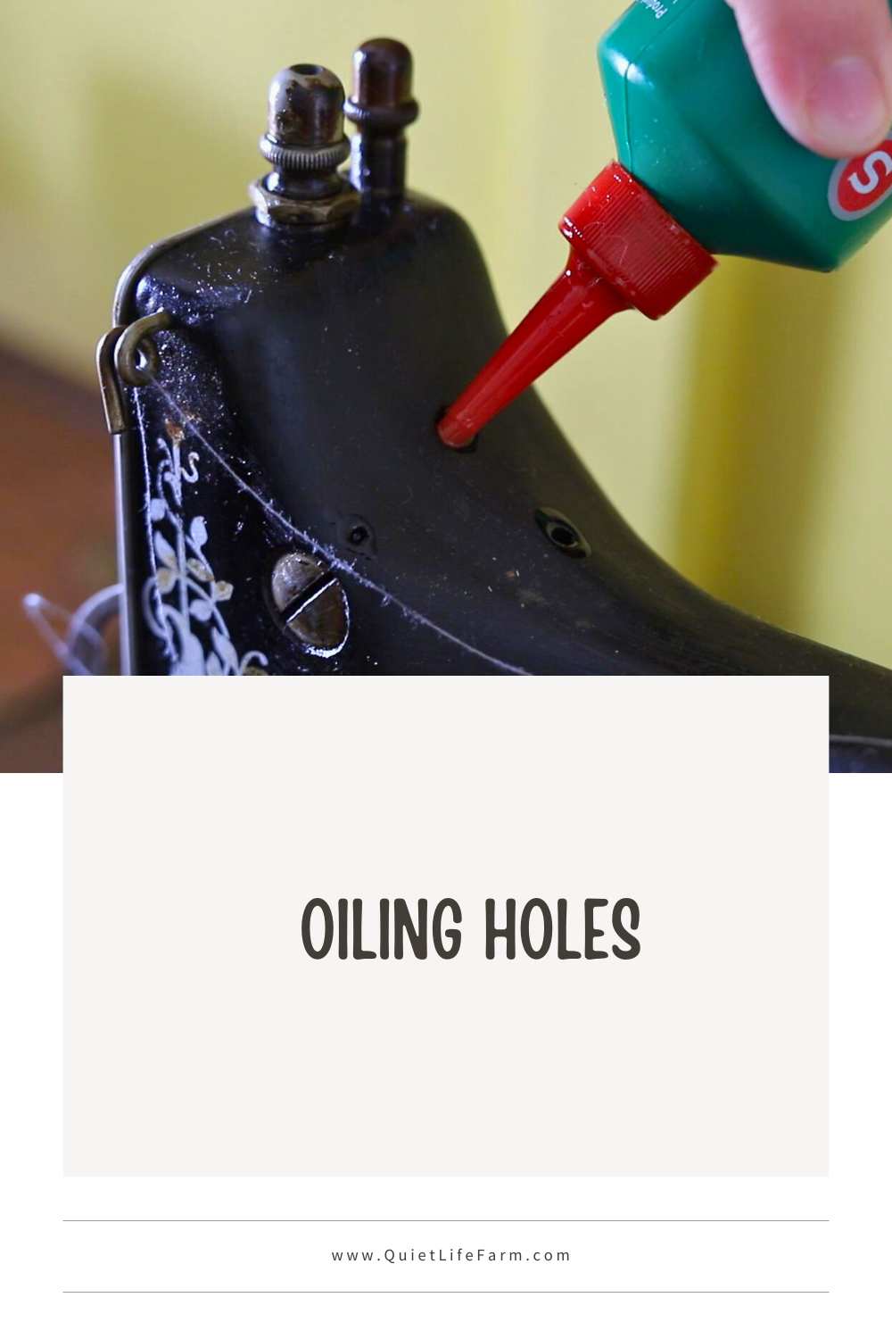 How To Restore An Old Treadle Sewing Machine - Quiet Life Farm