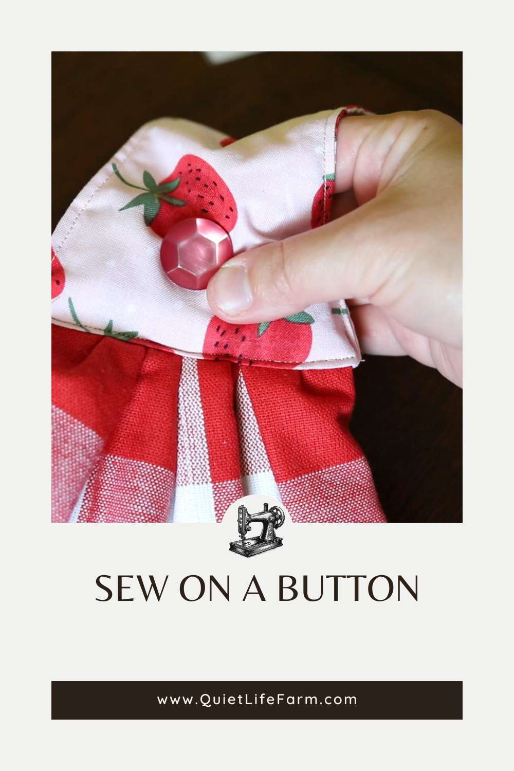 How to Make Easy Hanging Hand Towels - Quiet Life Farm