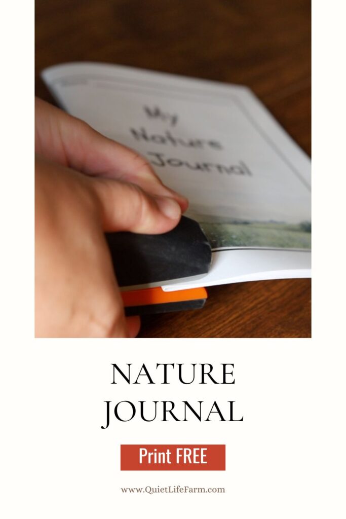 Free Nature Journal For Children - Quiet Life Farm