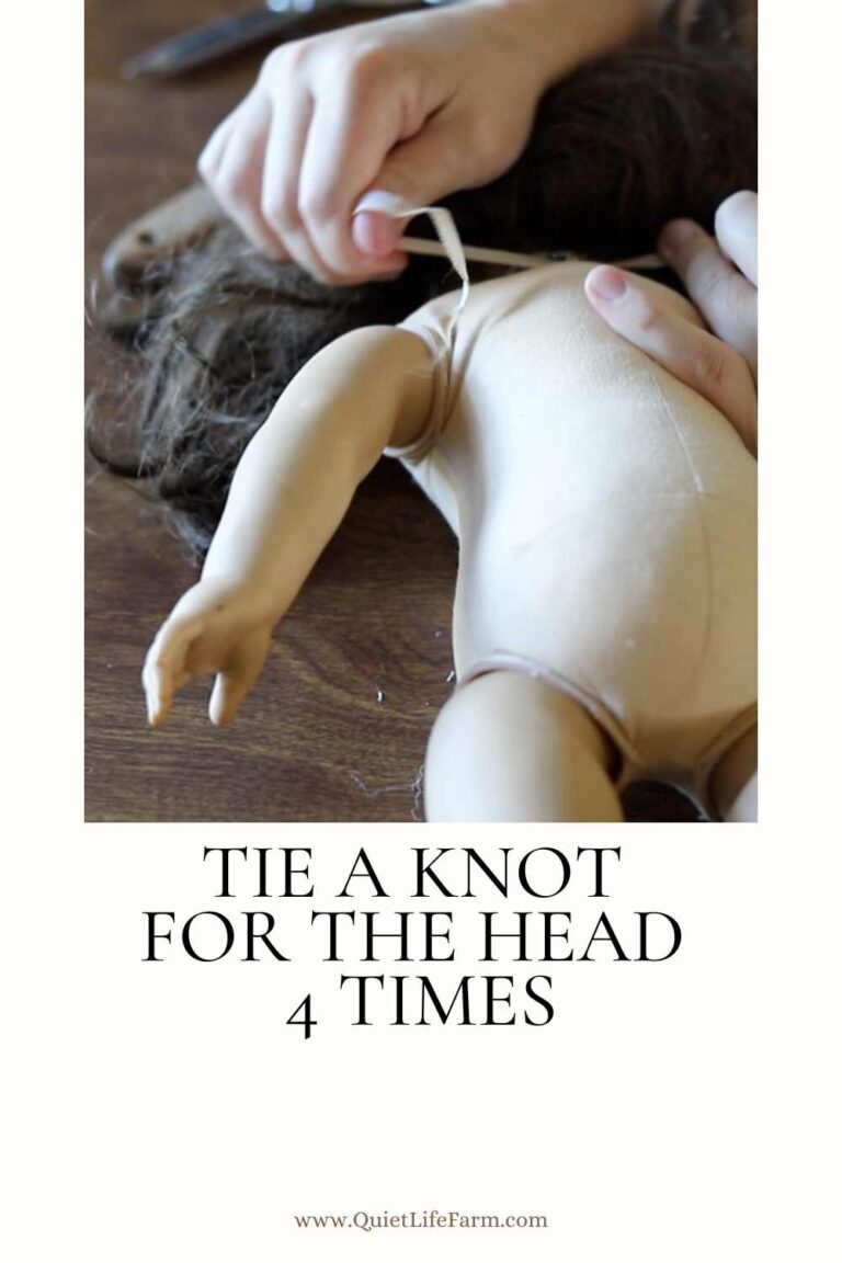 Loose Limbs? How To Restring an American Girl Doll At Home - Quiet Life ...
