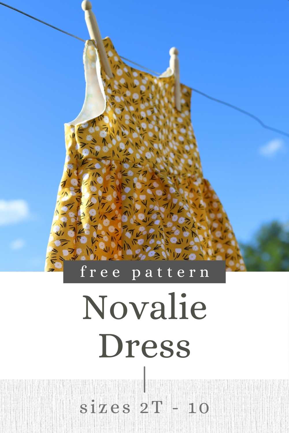 Novalie Dress | How to Sew a Girl’s Dress: Free Printable Pattern for ...