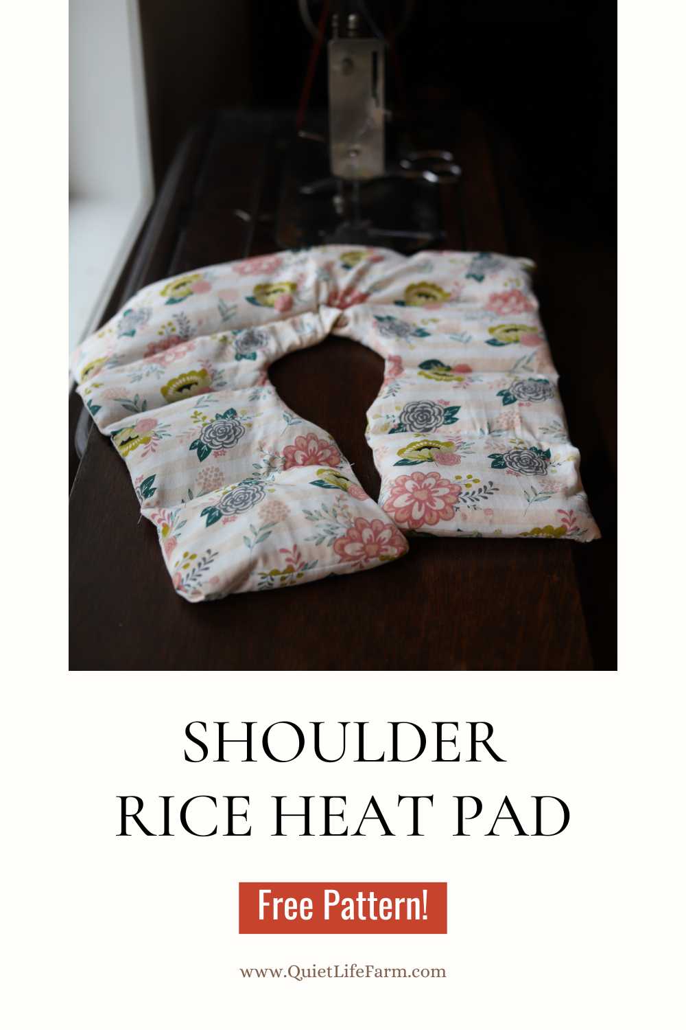Shoulder Rice Heating Pad: FREE Sewing Pattern Printable PDF - Quiet ...